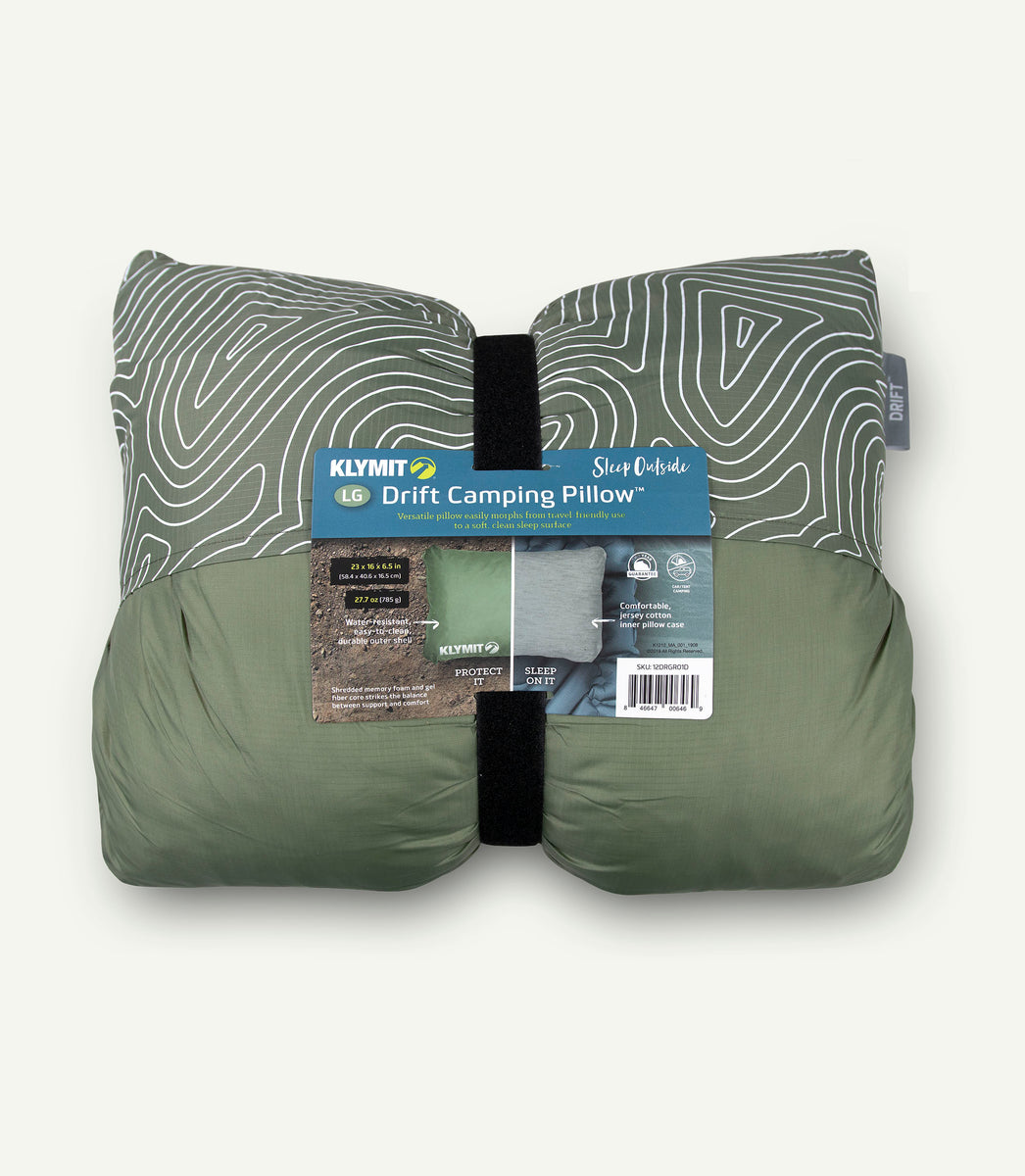 Drift Pillow LARGE Green – Klymit